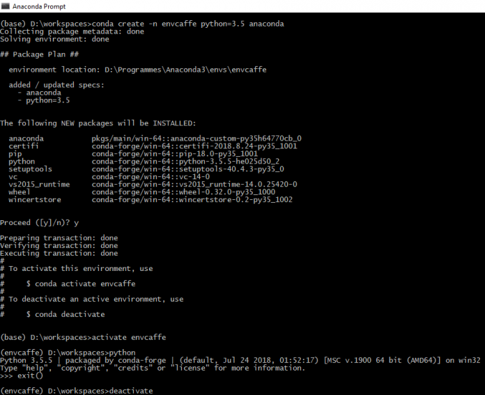 Installer Caffe sous Windows 10 avec Python 3, c'est possible ...